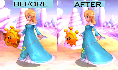 Shine Sprite over Luma FIX [Super Smash Bros. (3DS)] [Mods]