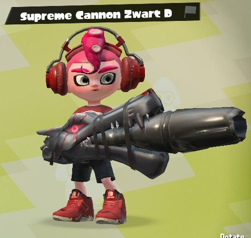 Omnimon Zwart D's Supreme Cannon Mod for Splatoon 2 | Splatoon 2 Mods