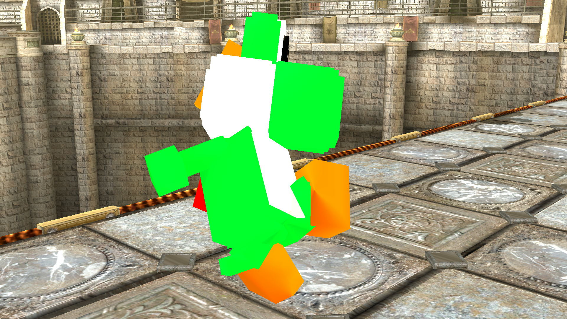 Minecraft Yoshi [Super Smash Bros. (Wii U)] [Mods]