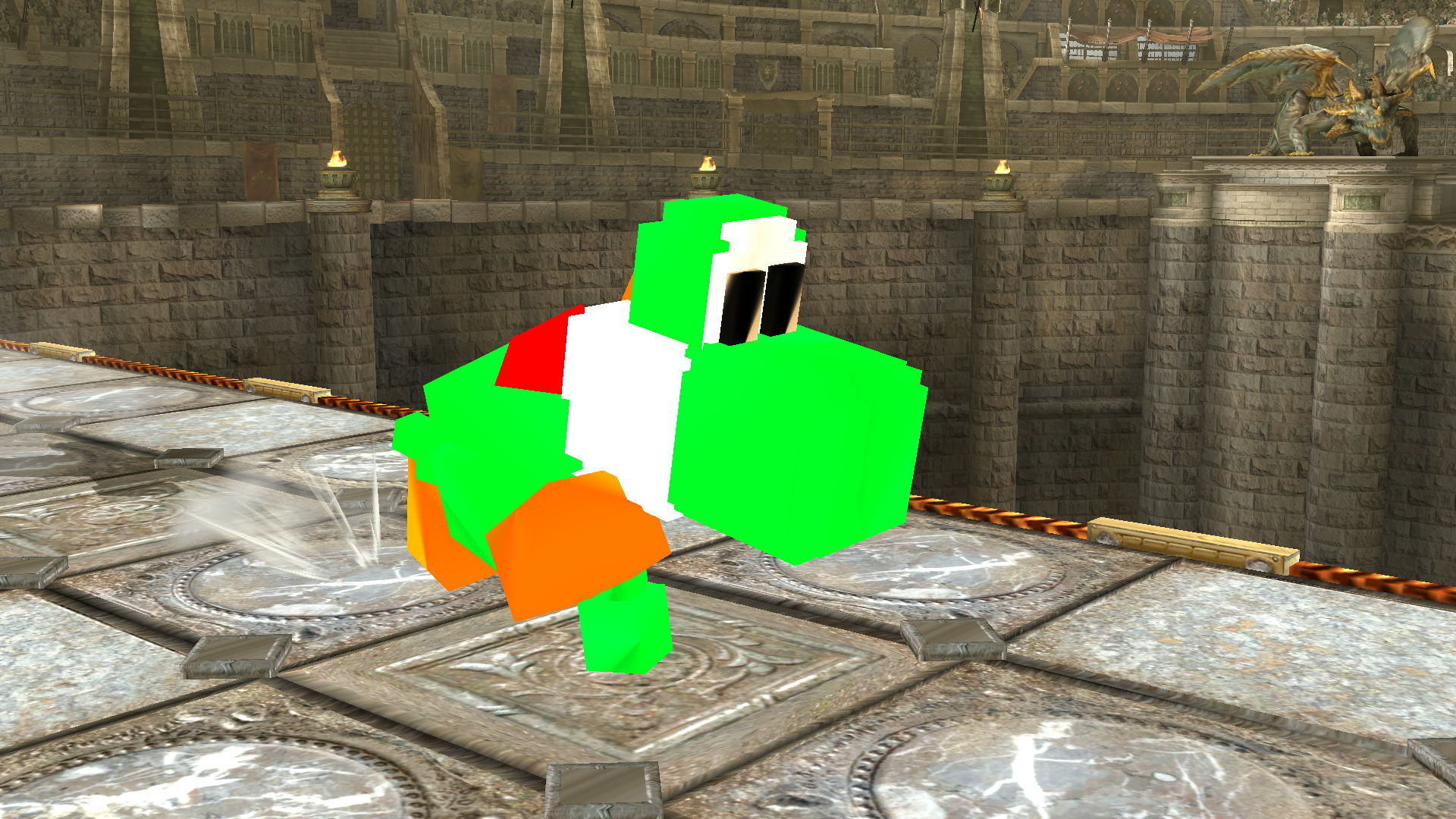 Minecraft Yoshi [Super Smash Bros. (Wii U)] [Mods]