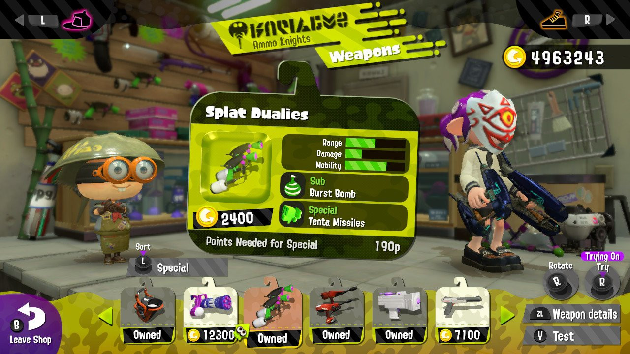 Blue & Red Halo Plasma Rifle [Splatoon 2] [Mods]