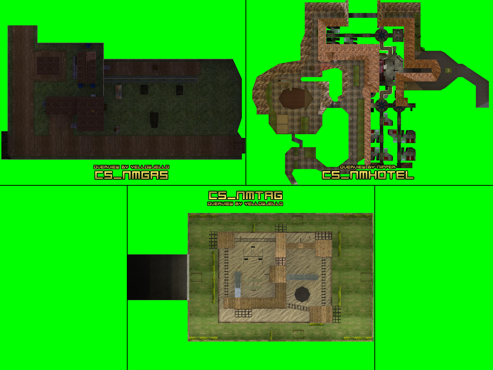 NIPPER's NM Map Pack Mod for Counter-Strike 1.6 | CS1.6 Mods