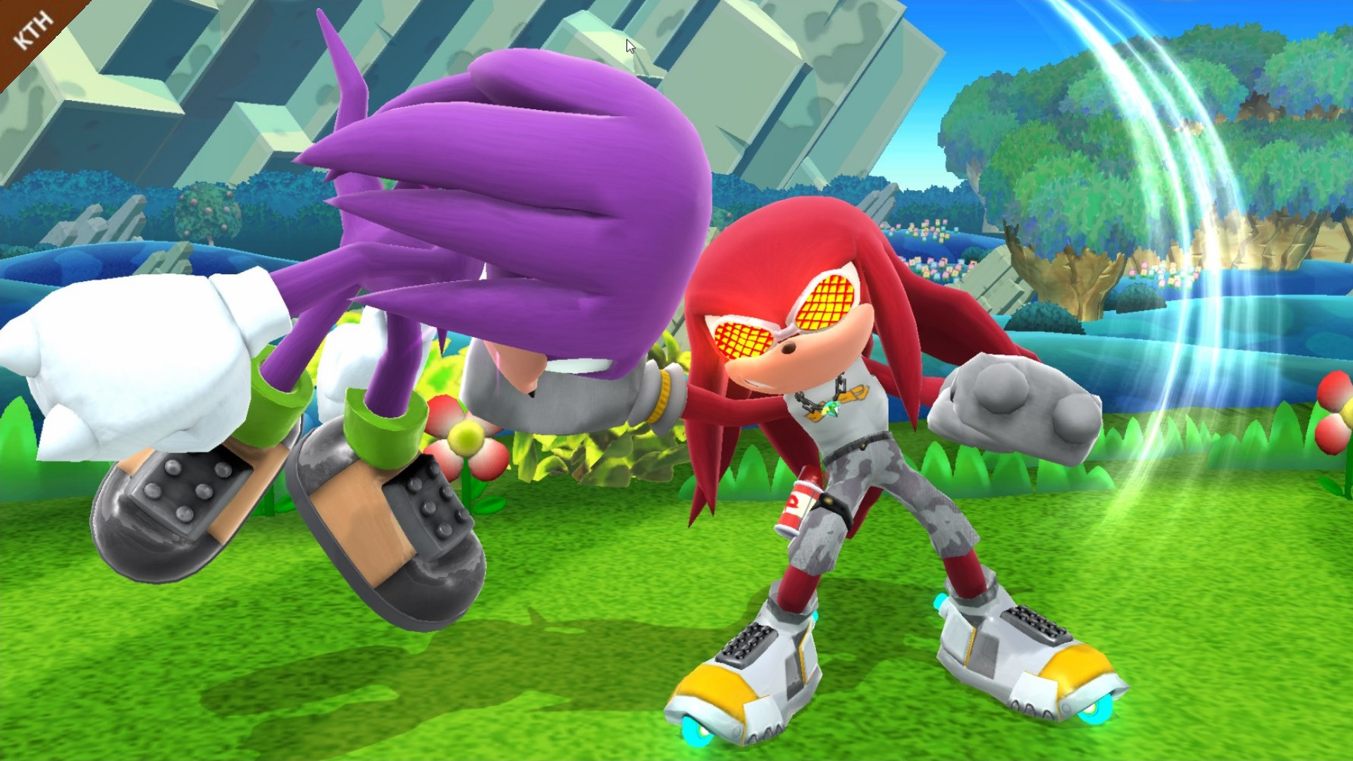 Knuckles Extra Costumes Mod for Super Smash Bros. (Wii U) | SSB4U Mods