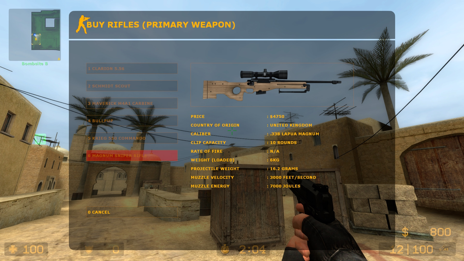 The Hunting Rifle Mod for Counter-Strike: Source | CS:S Mods