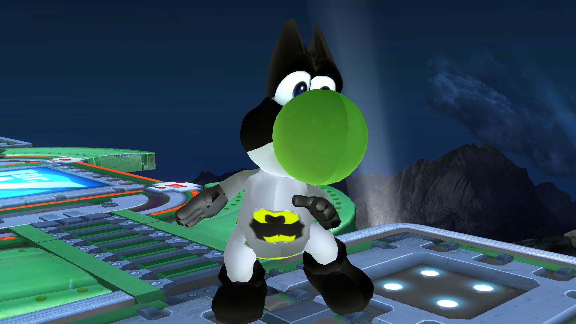 Batman Yoshi Mod for Super Smash Bros. (Wii U) | SSB4U Mods