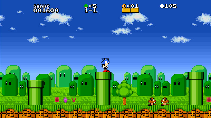 Sonic Over Amy 1.9 [Sonic Boll] [Mods]