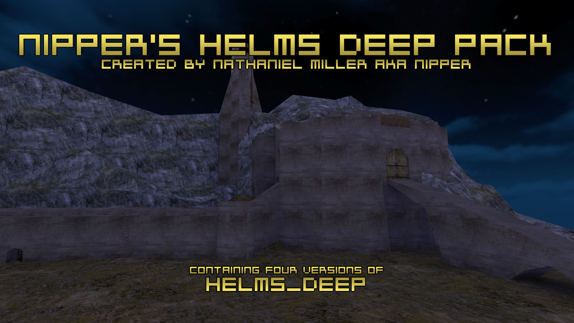 NIPPER's Helms Deep Pack Mod for Counter-Strike 1.6 | CS1.6 Mods