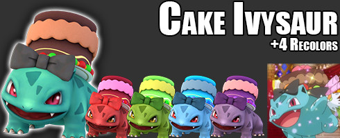 Cake Ivysaur Mod for Super Smash Bros. Brawl | Brawl Mods