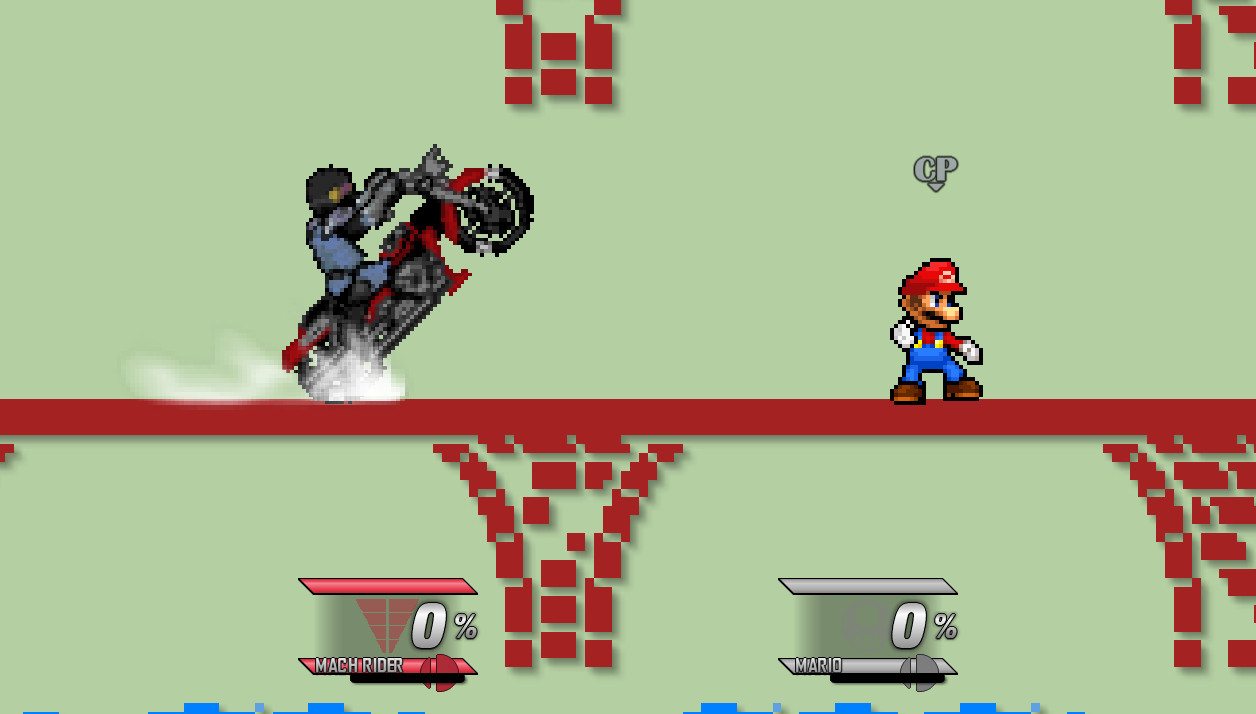 Bach Man (Unbalanced Mach Rider) [Super Smash Bros. Crusade] [Mods]