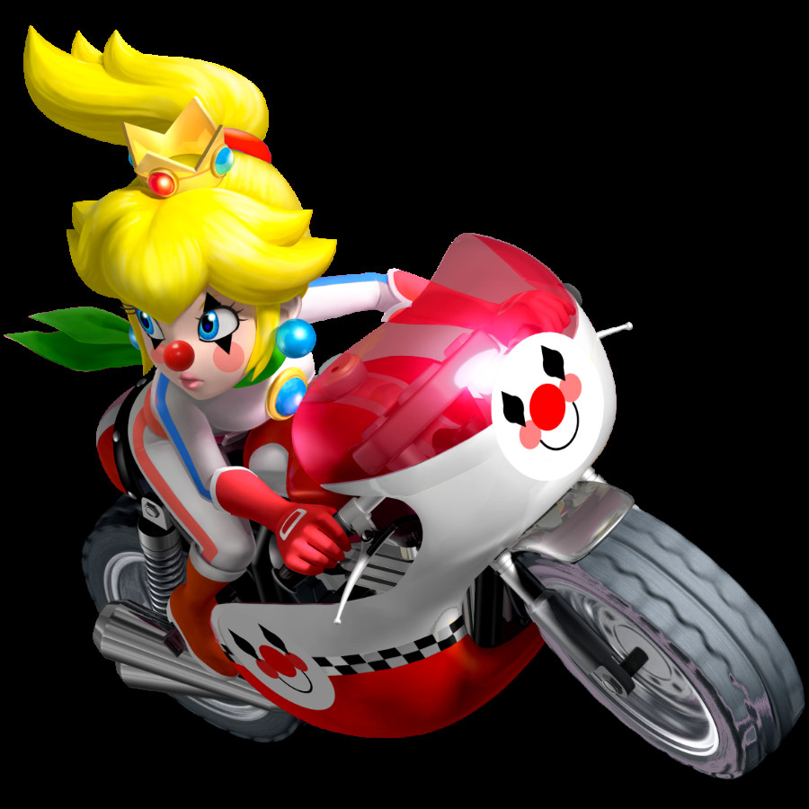 Clown Peach (Mach Bike) Mod for Mario Kart Wii | MKWii Mods
