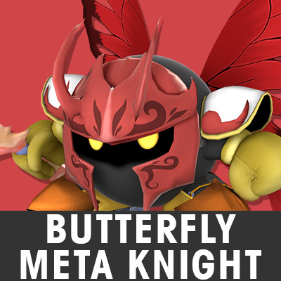 Smash 3C Butterfly Meta Knight Mod for Super Smash Bros. Brawl | Brawl Mods