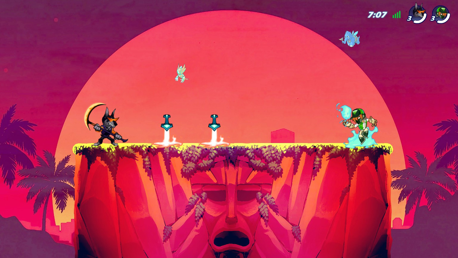 Hotline Sunset Brawlhaven Mod for Brawlhalla | BHalla Mods