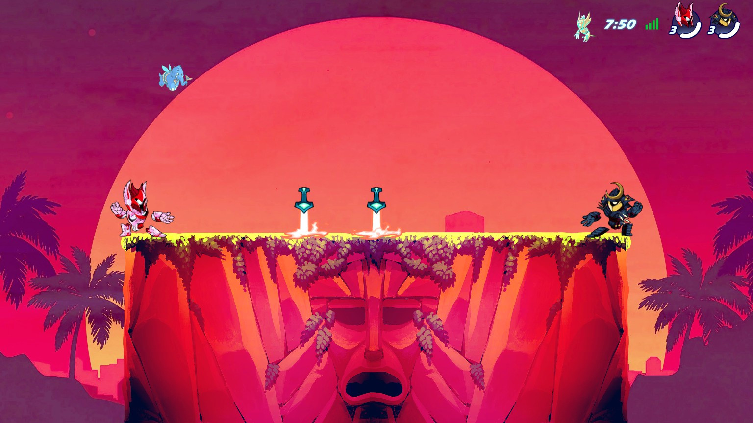 Hotline Sunset Brawlhaven Mod for Brawlhalla | BHalla Mods