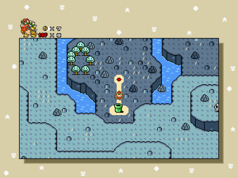 Bearded Bowser Sprites Mod for Super Mario Bros. X | SMBX Mods