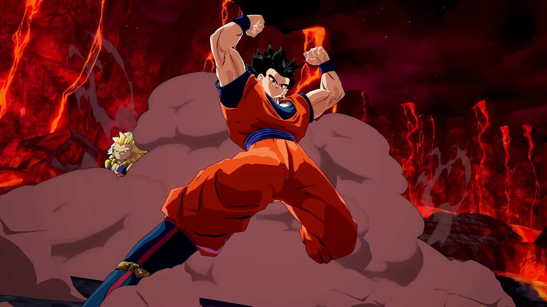 Dragon Ball Z Goku And Gohan Fusion