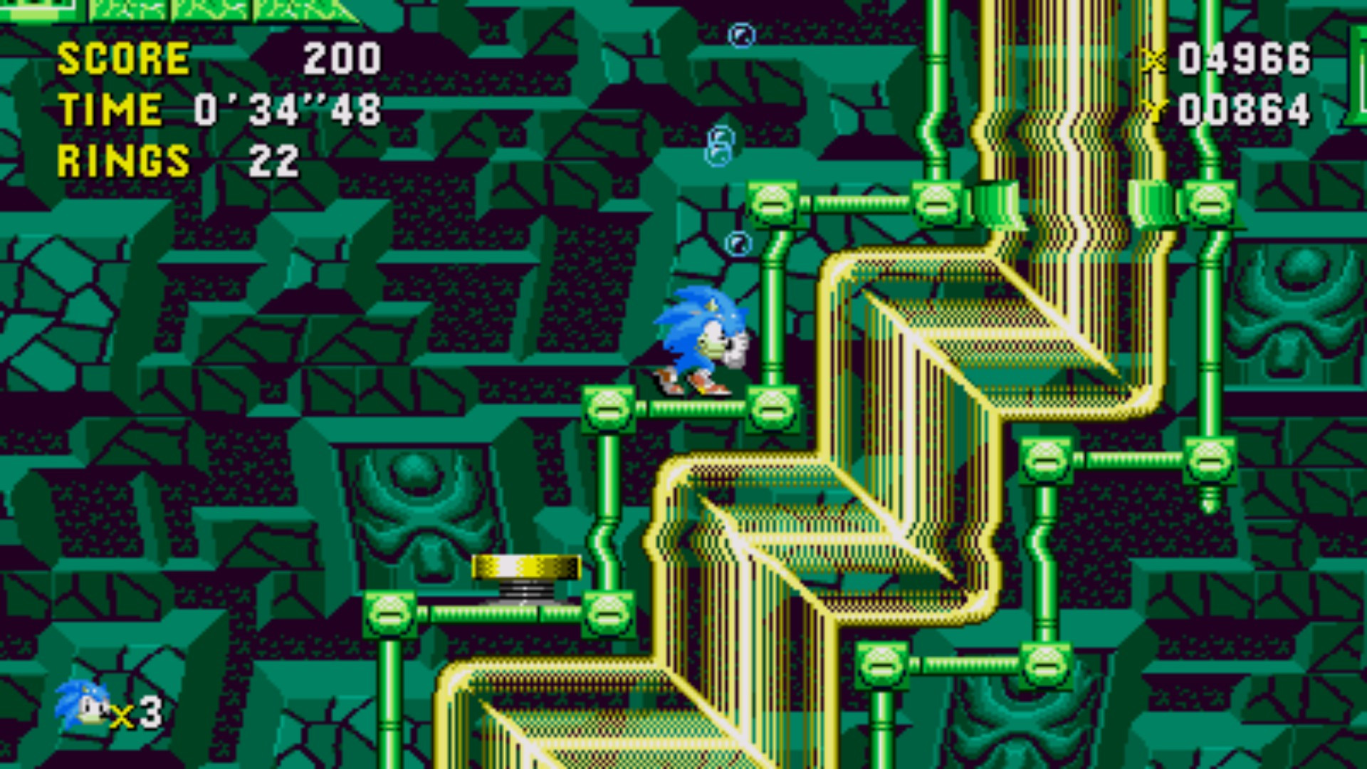 Modern Sonic in CD Mod for Sonic CD (2011) | SCD Mods