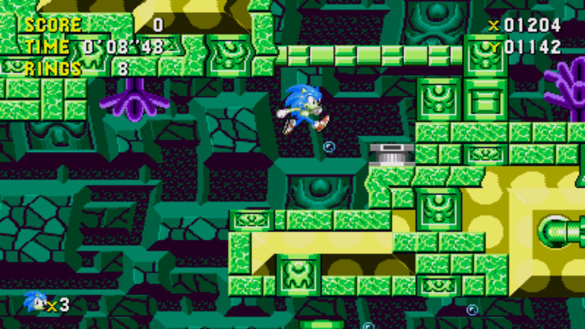 Modern Sonic in CD Mod for Sonic CD (2011) | SCD Mods