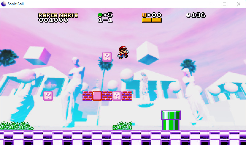 Paper Mario in boll Mod for Boll Deluxe | BDX Mods