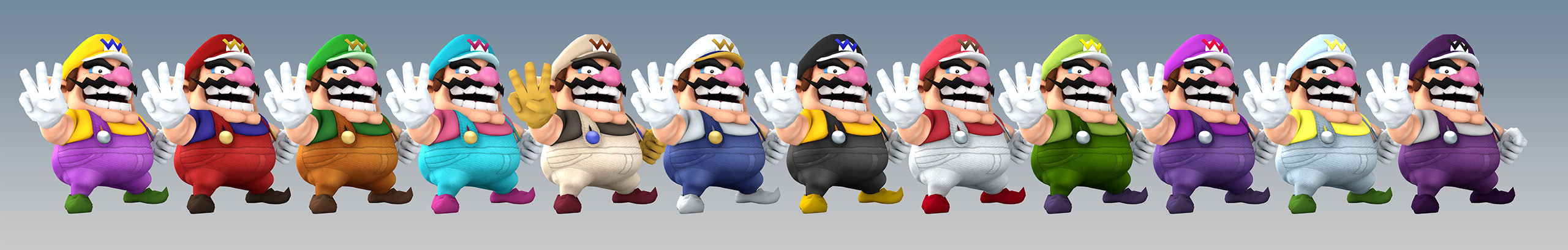 Smash 3C Classic Wario Recolor Expansion Mod for Super Smash Bros ...
