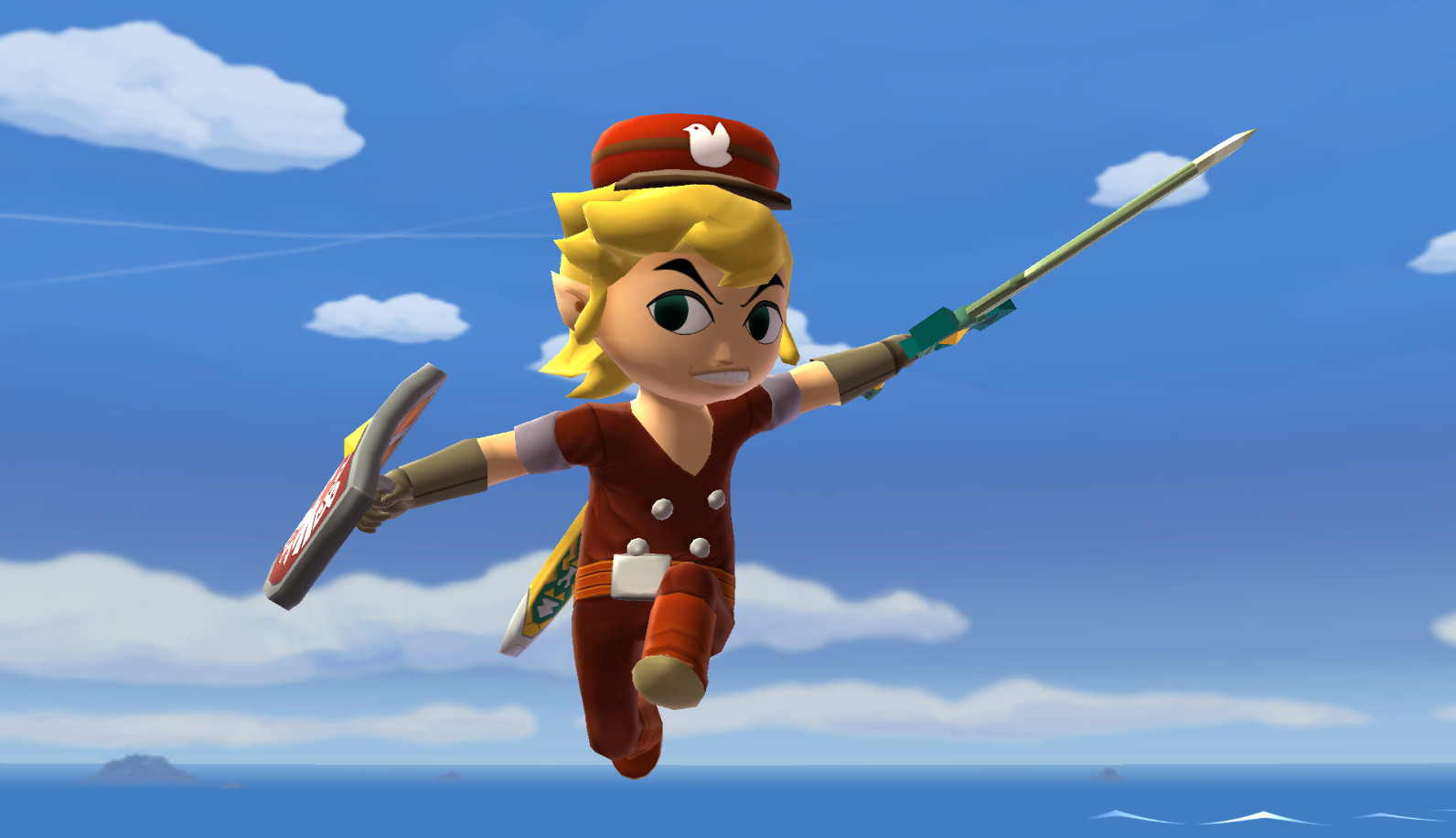Smash 3C Conductor Toon Link [Super Smash Bros. Brawl] [Mods]