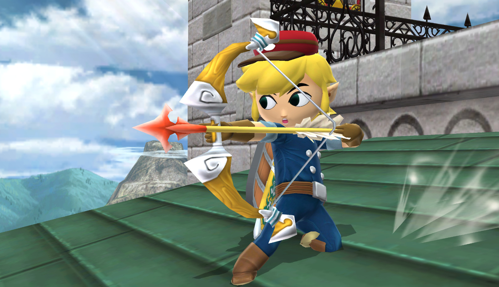 Smash 3C Conductor Toon Link [Super Smash Bros. Brawl] [Mods]