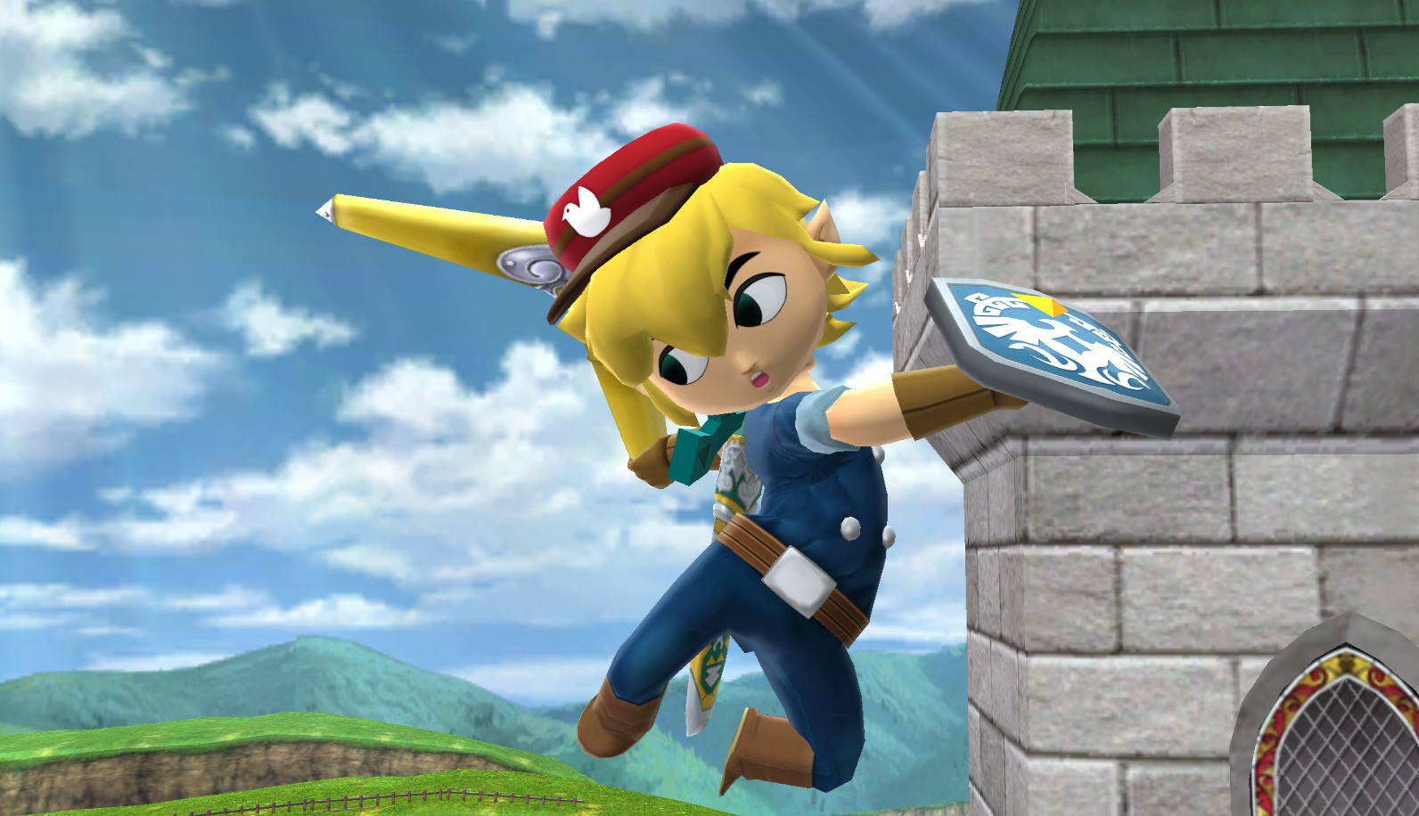 Smash 3C Conductor Toon Link [Super Smash Bros. Brawl] [Mods]