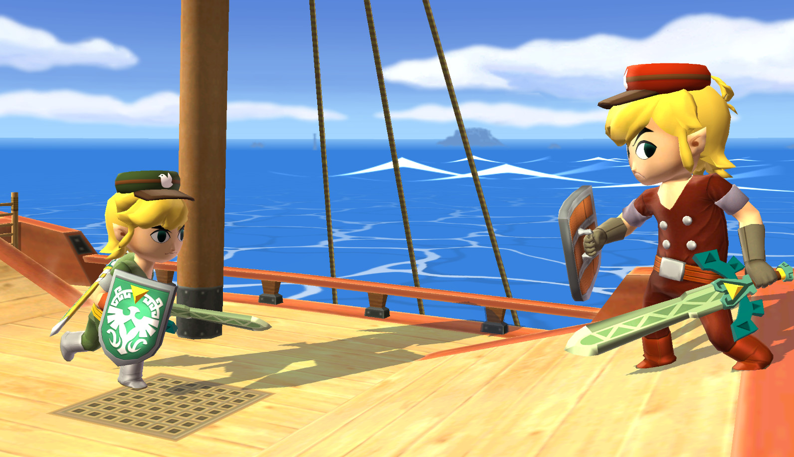 Smash 3C Conductor Toon Link [Super Smash Bros. Brawl] [Mods]