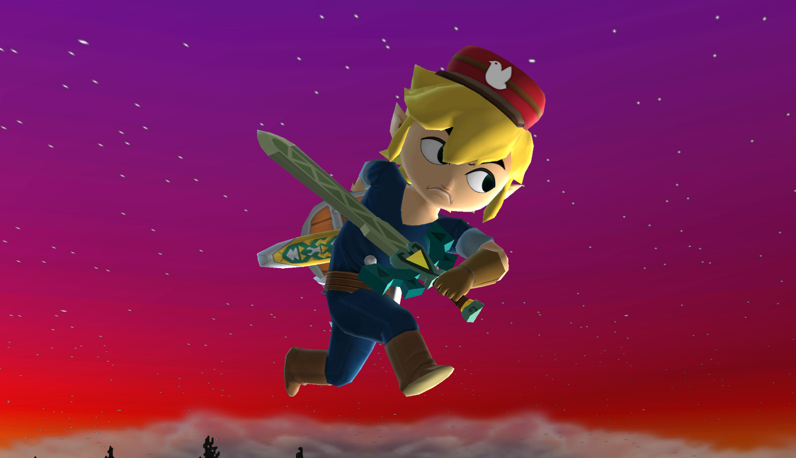Smash 3C Conductor Toon Link [Super Smash Bros. Brawl] [Mods]