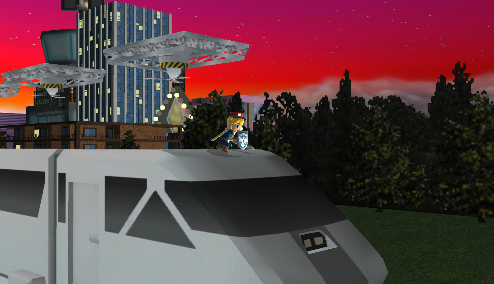 Smash 3C Conductor Toon Link [Super Smash Bros. Brawl] [Mods]