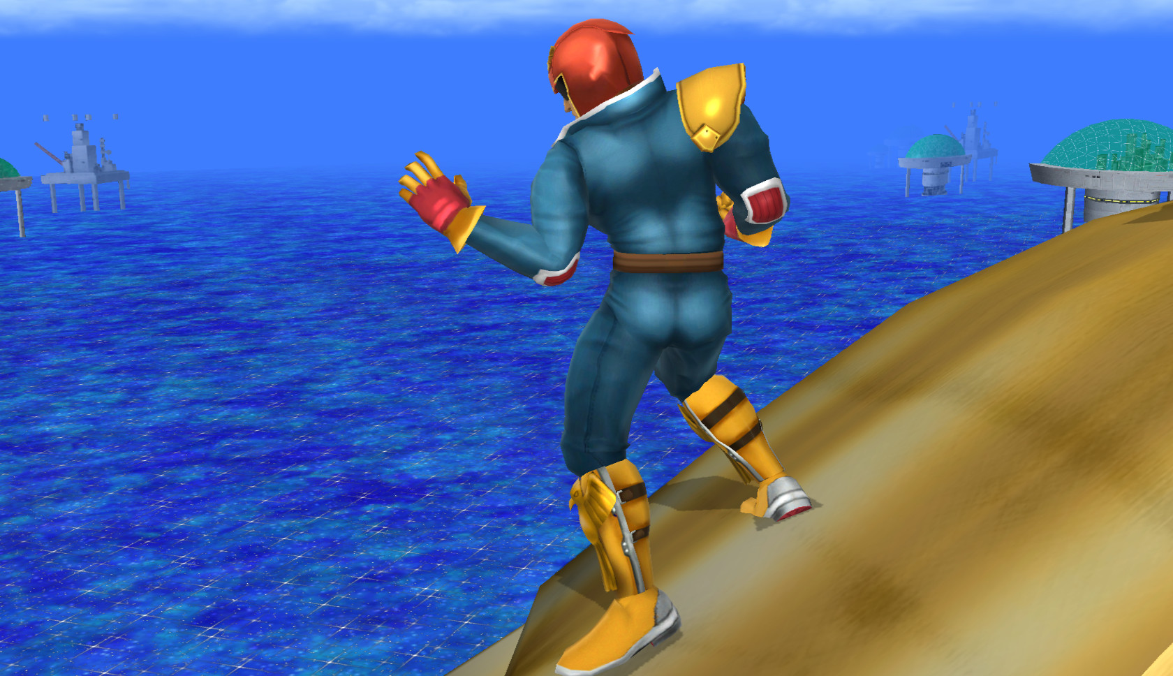 Smash 3C Retro Captain Falcon Mod for Super Smash Bros. Brawl | Brawl Mods