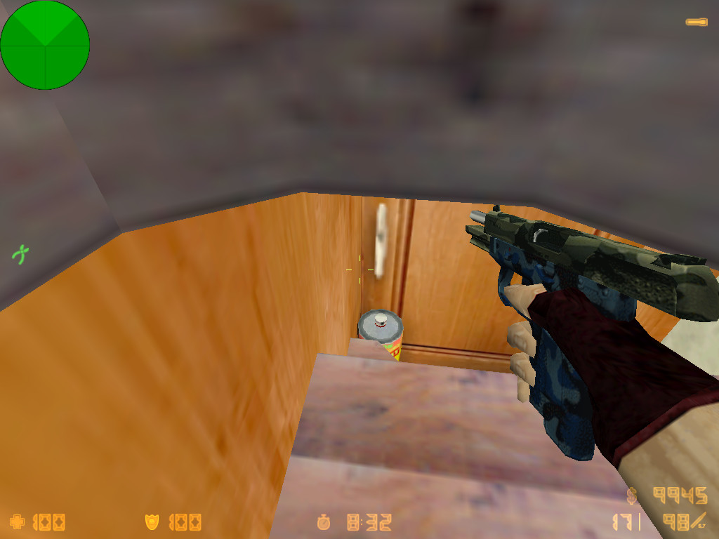 Blue And Green Camo For Five Seven [Counter-Strike 1.6] [Mods]