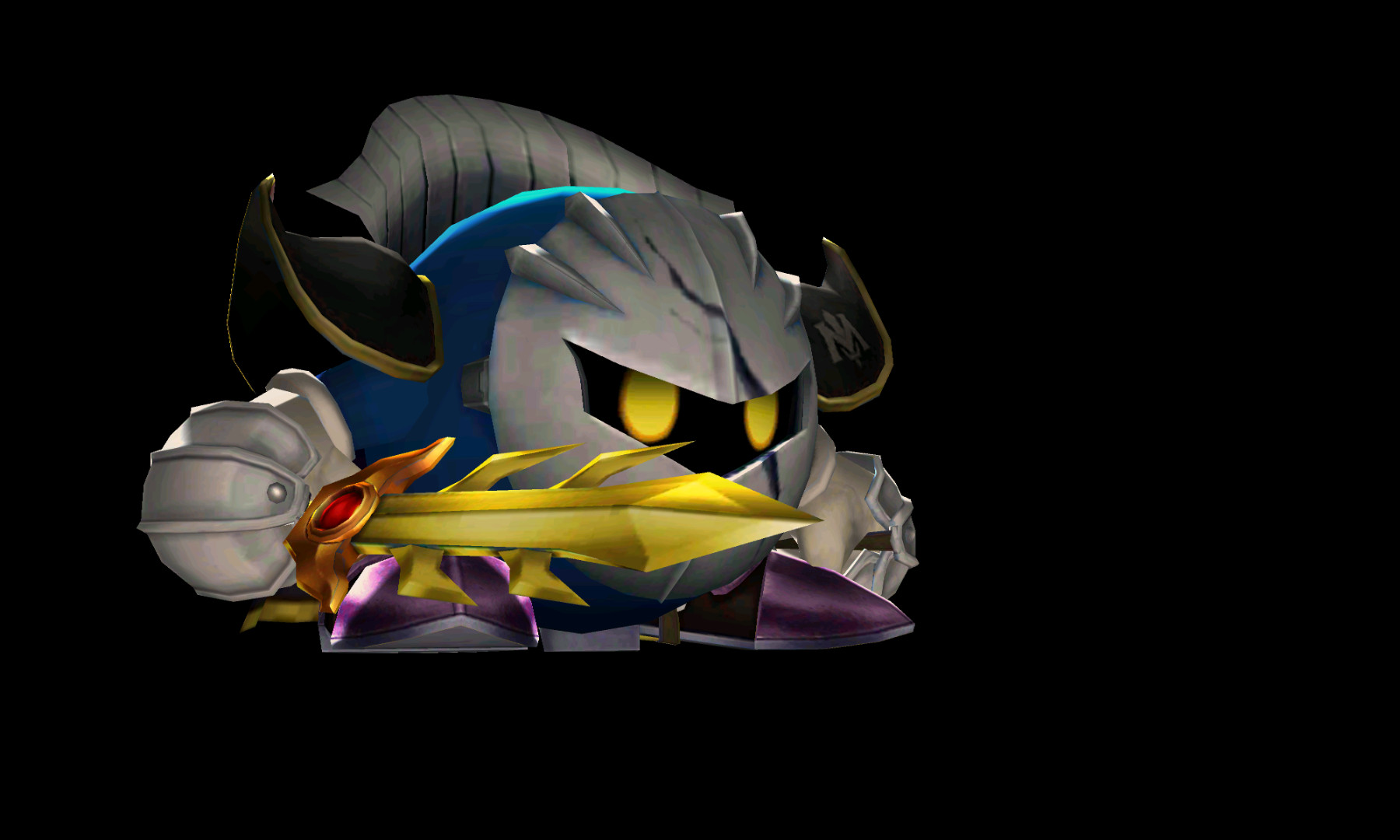 Battle Damage Meta Knight V2.1 [Super Smash Bros. (3DS)] [Mods]
