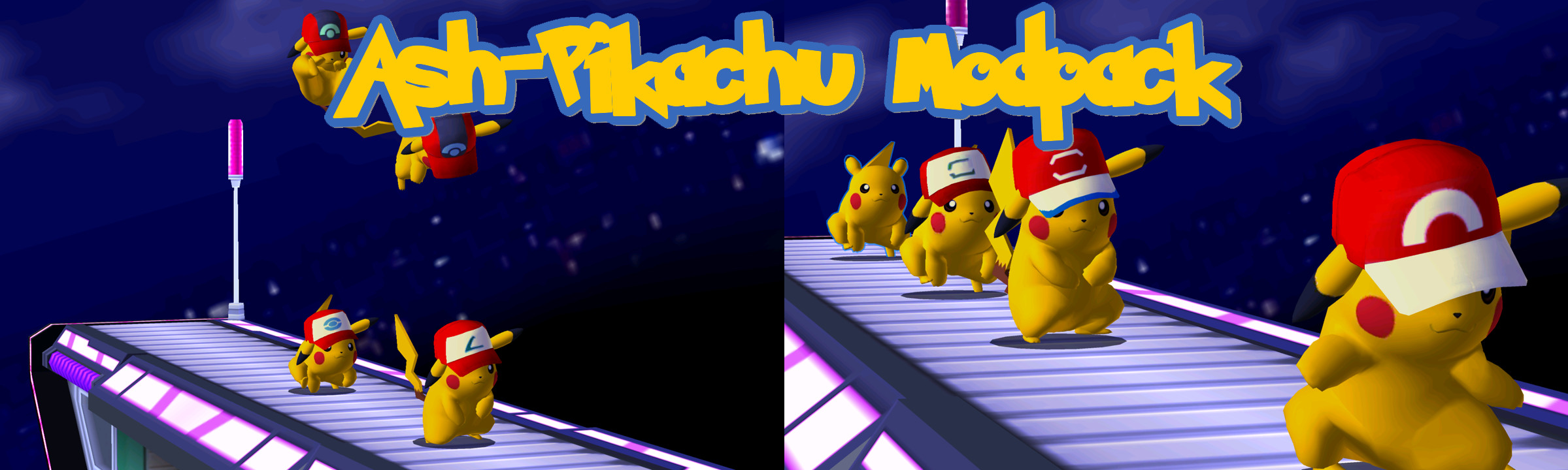 Ash-Pikachu Modpack V2 Mod for Super Smash Bros. (3DS) | SSB3DS Mods