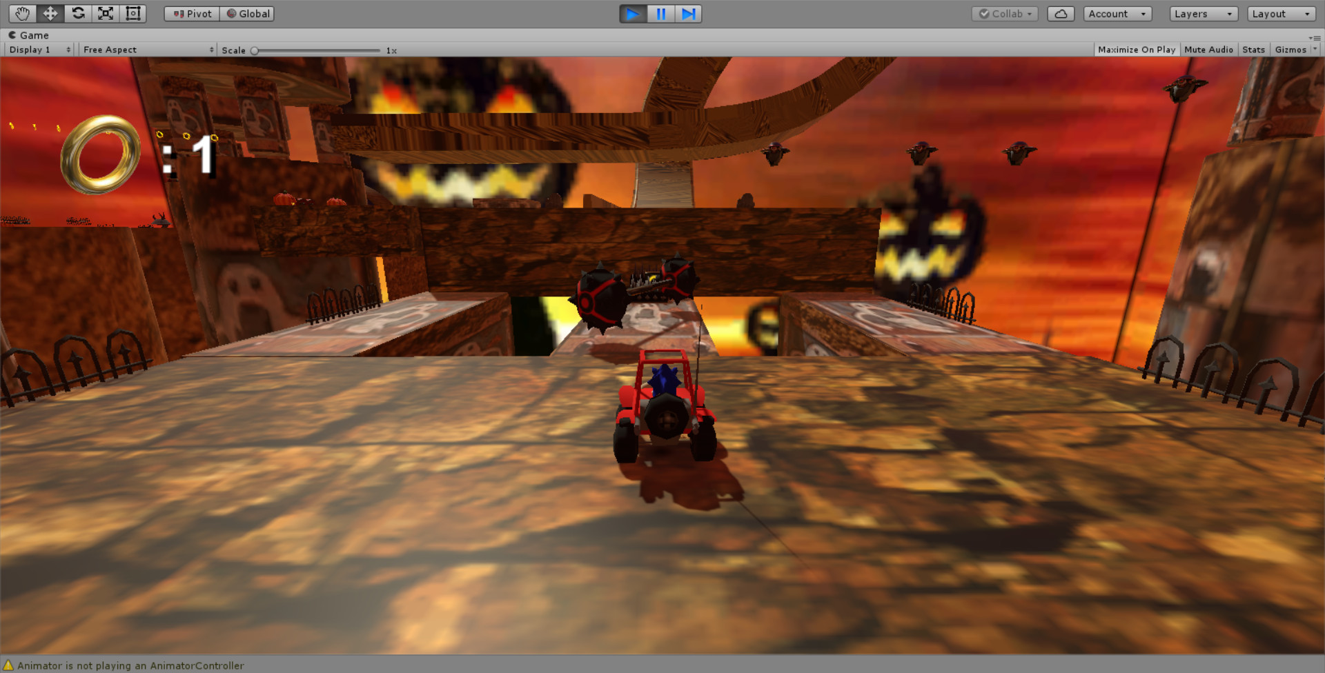 Sonic In Car From Le Mans 24 [The Bumper Engine] [Mods]