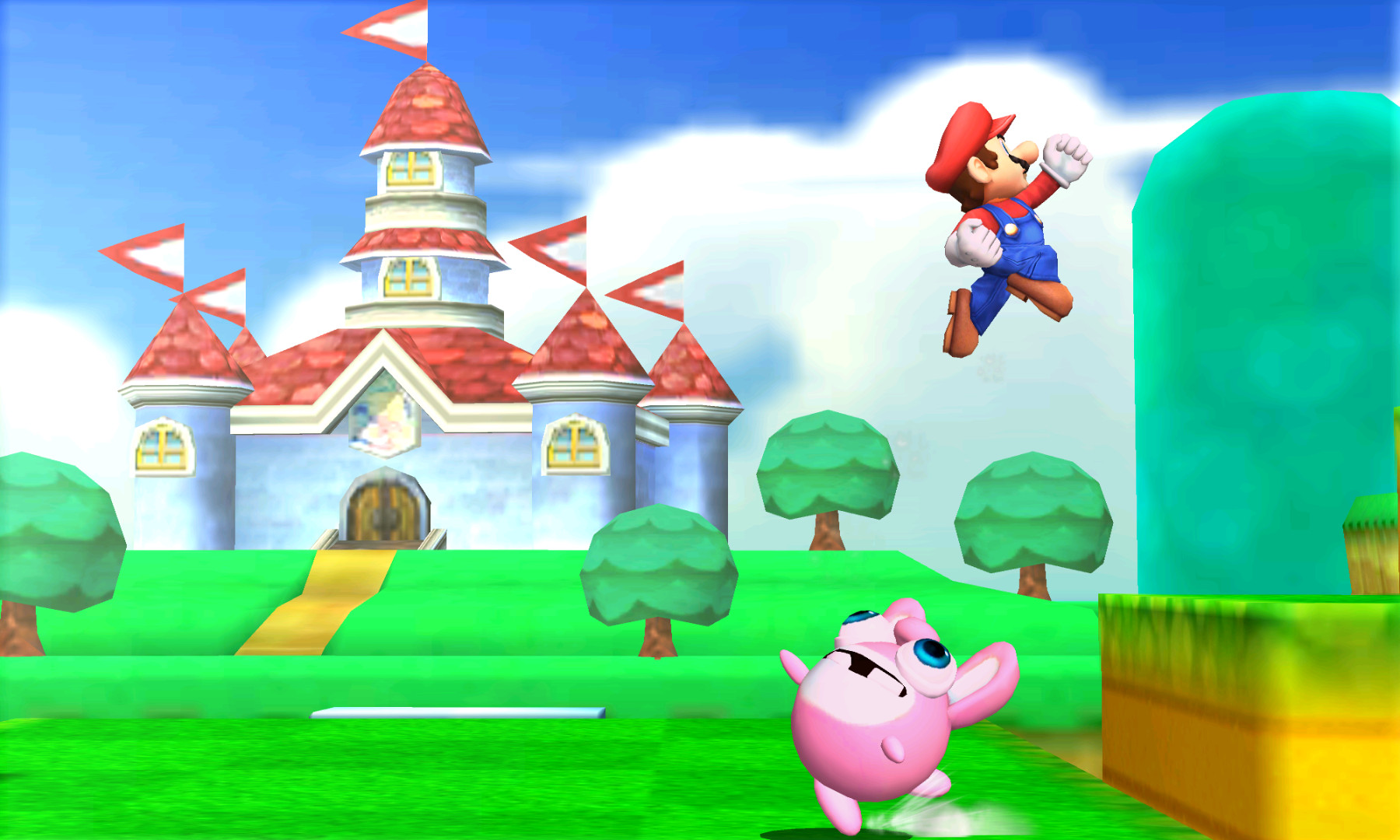 Rabbid Puff 3DS Mod for Super Smash Bros. (3DS) | SSB3DS Mods
