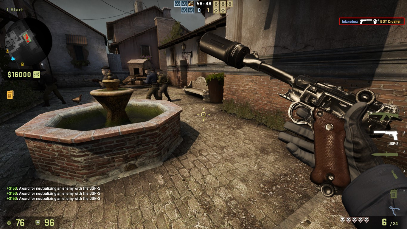 Wolfenstein Luger 1946 replaces USP-S Mod for Counter-Strike: Global ...