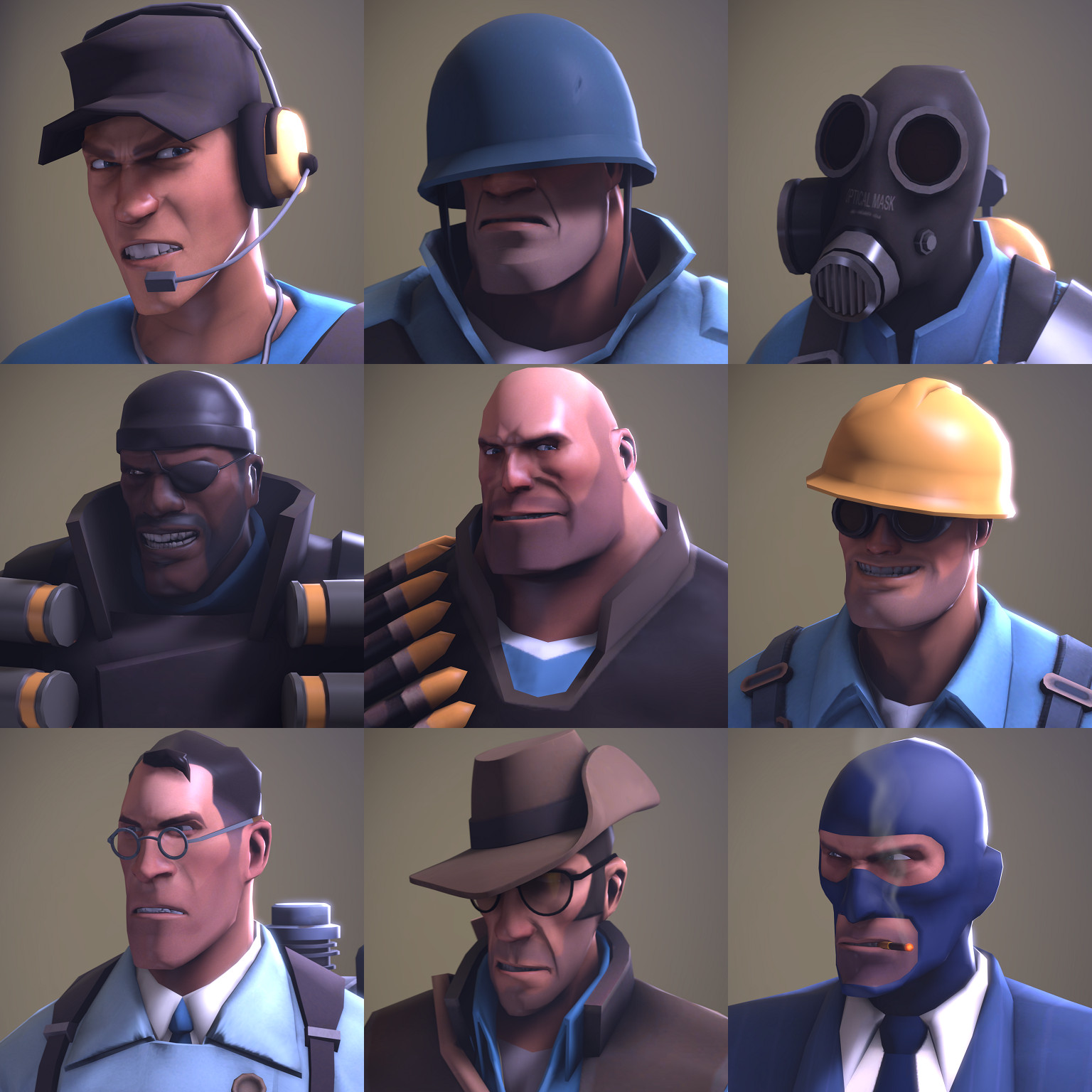 Retrograde's Class Portraits Mod for Team Fortress 2 | TF2 Mods