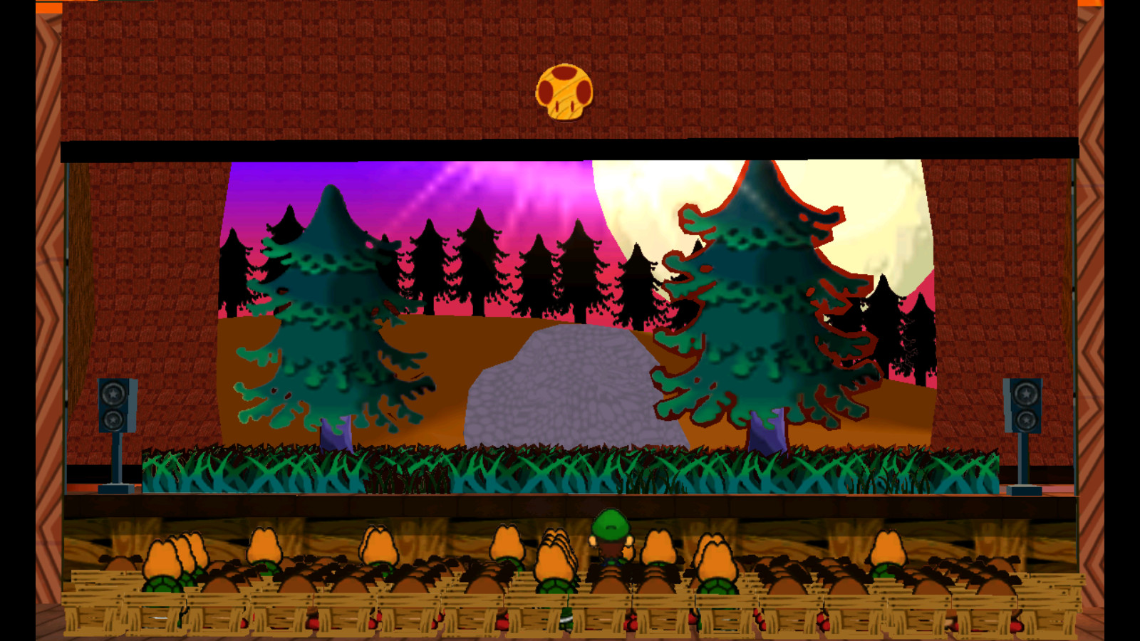 Paper_Mario_Battle_Stage_ Mod for Super Smash Bros. (3DS) | SSB3DS Mods