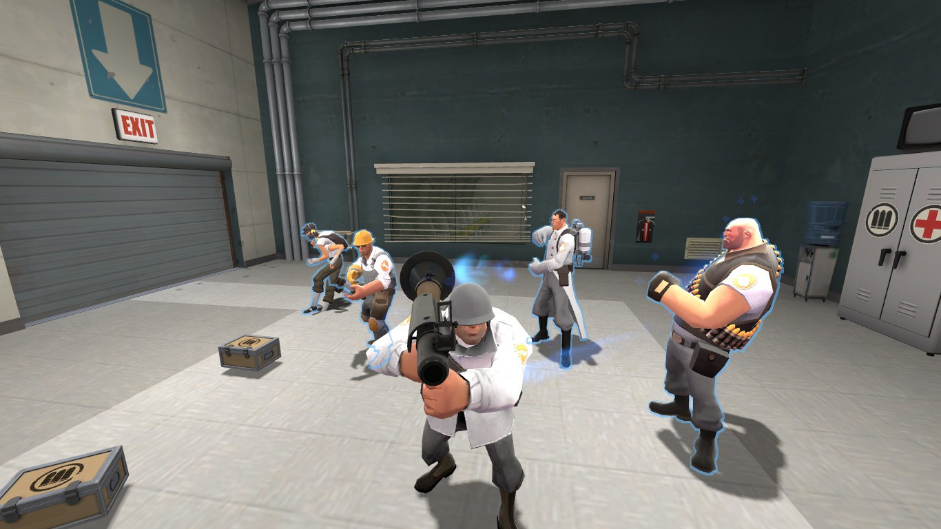 Purple Vs White Team Mod for Team Fortress 2 | TF2 Mods