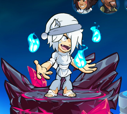 Yumiko With a Cute Christmas Beanie Mod for Brawlhalla | BHalla Mods
