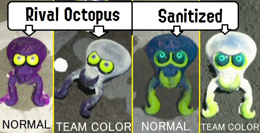 Playable Rival and Sanitized Octopus Mod for Splatoon 2 | Splatoon 2 Mods