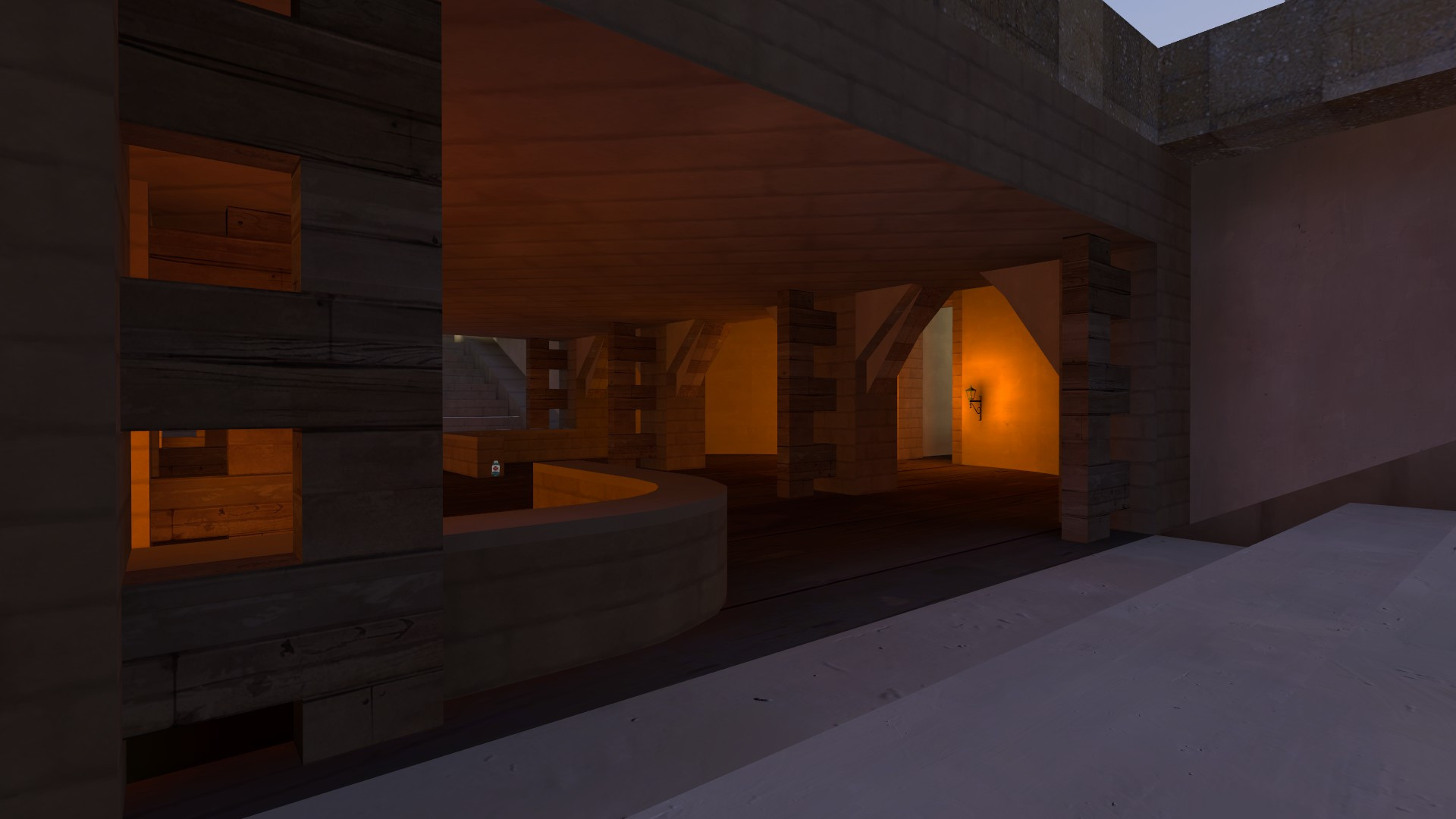 Cobblestone Courtyard Mod for Team Fortress 2 | TF2 Mods