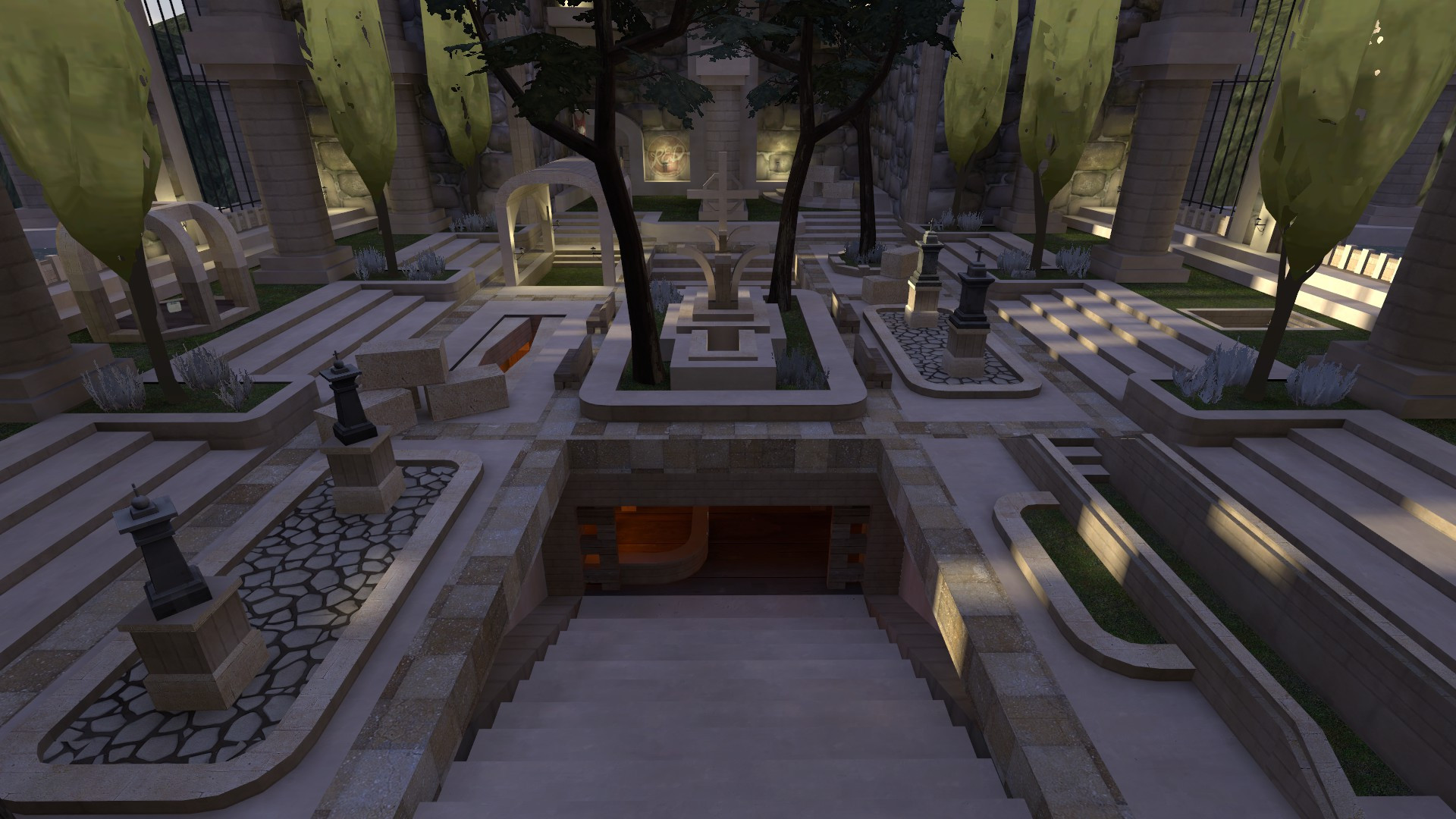 Cobblestone Courtyard Mod for Team Fortress 2 | TF2 Mods
