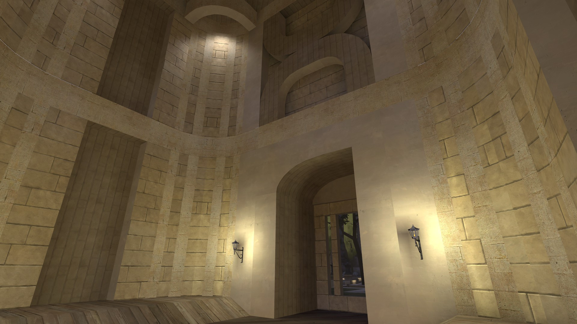 Cobblestone Courtyard Mod for Team Fortress 2 | TF2 Mods