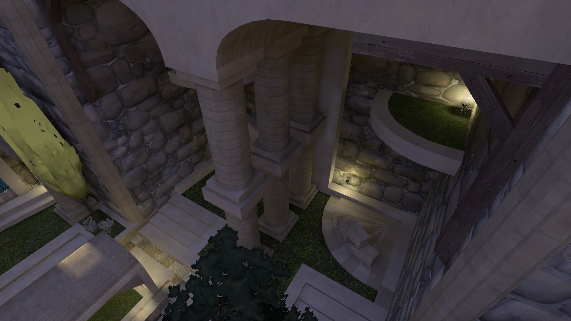 Cobblestone Courtyard Mod for Team Fortress 2 | TF2 Mods