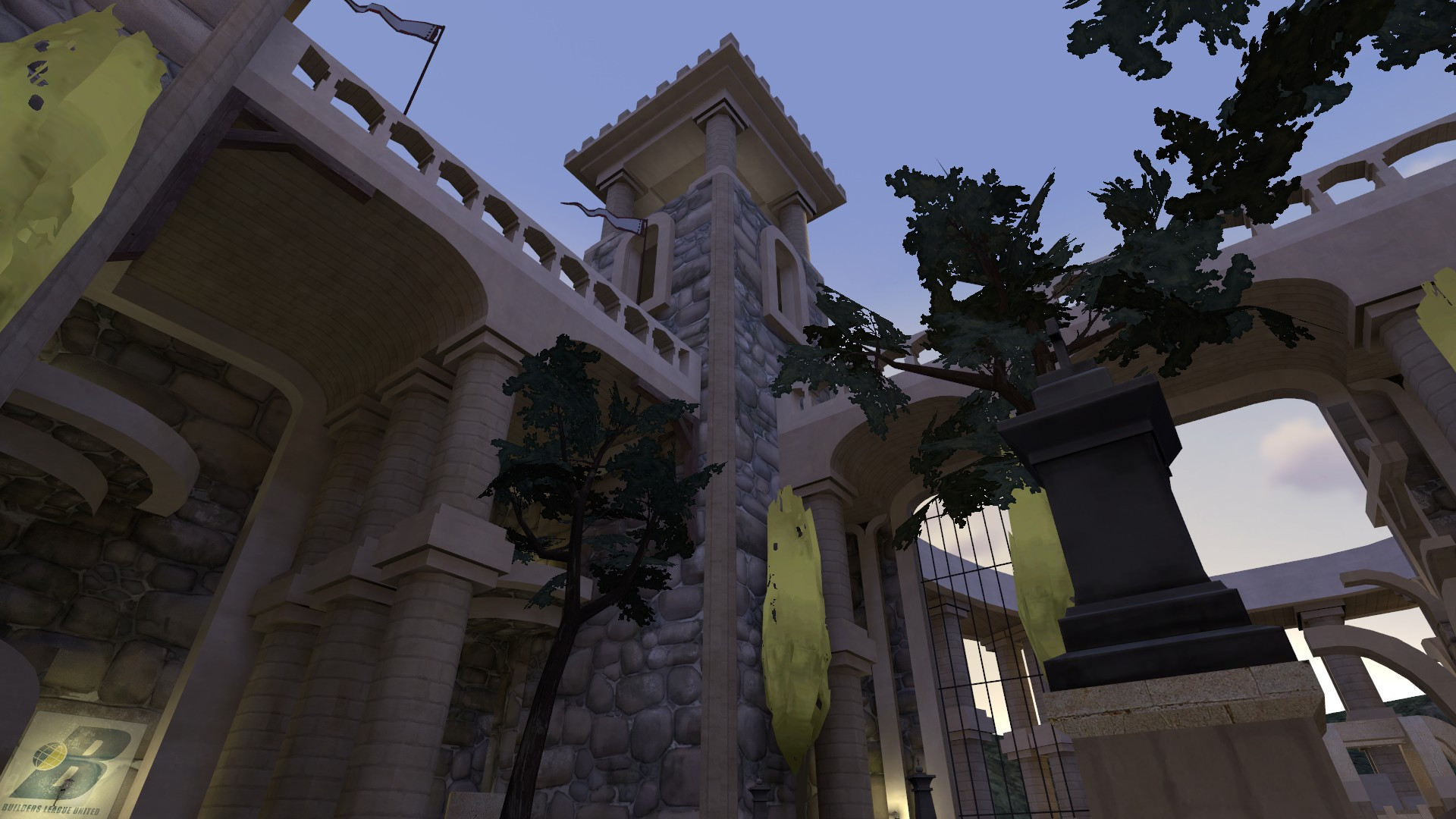 Cobblestone Courtyard Mod for Team Fortress 2 | TF2 Mods