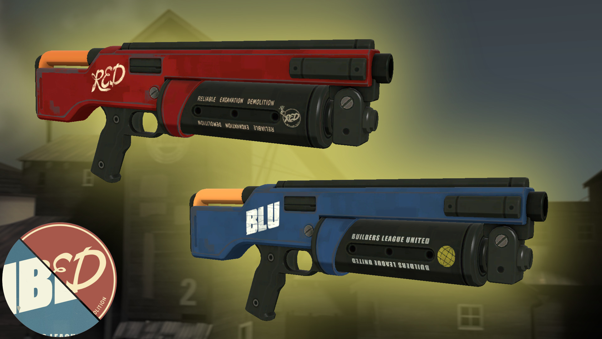 Teamthemed Widowmaker (REBORN) [Team Fortress 2] [Mods]