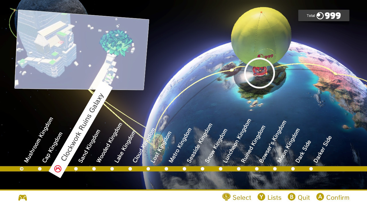 Clockwork Ruins Galaxy Mod for Super Mario Odyssey | SMO Mods