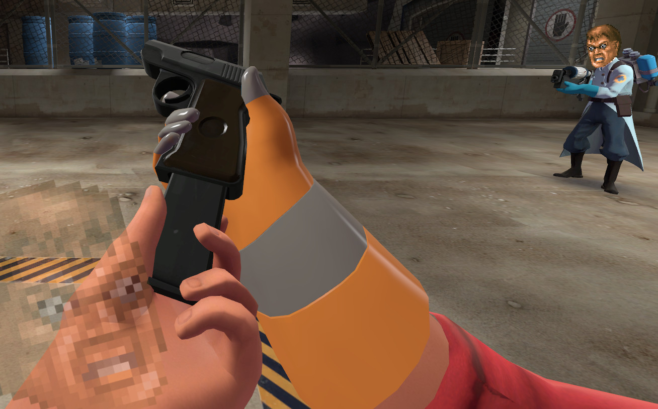 DOOM (1993) styled Pistol Mod for Team Fortress 2 | TF2 Mods