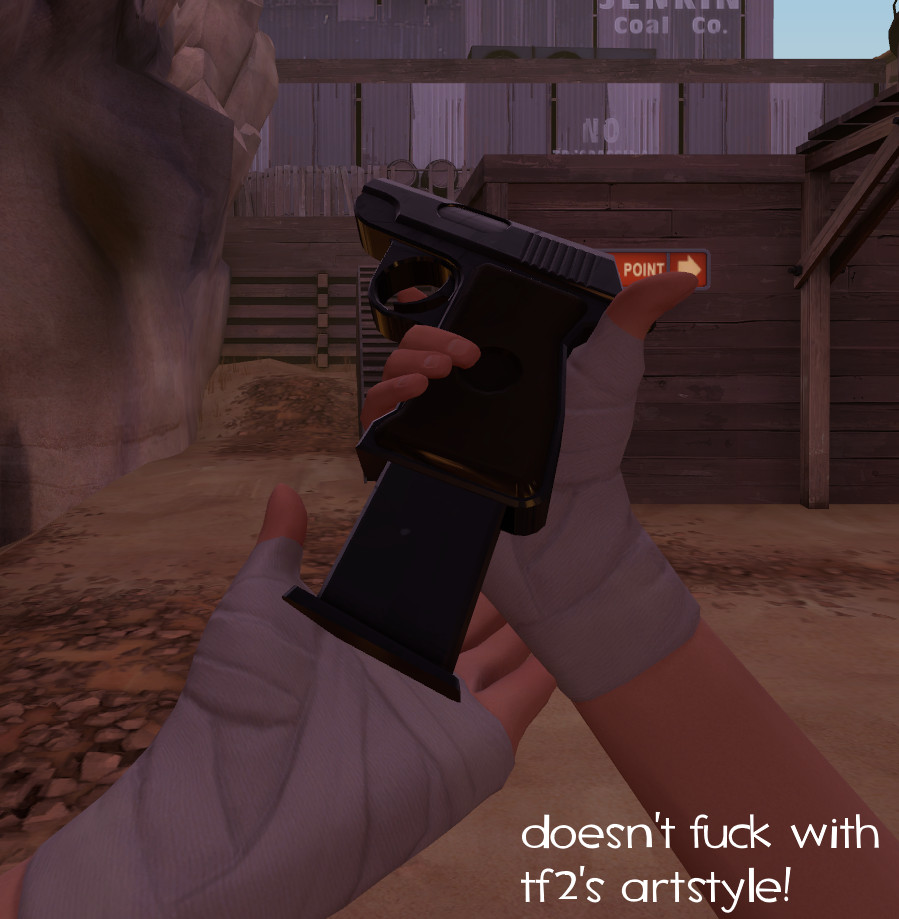 DOOM (1993) styled Pistol Mod for Team Fortress 2 | TF2 Mods